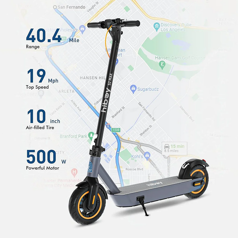Hiboy S2 Max Electric Scooter 500W 65KM -Best Long Range Electric Scooter| Hiboy – CAHIBOY