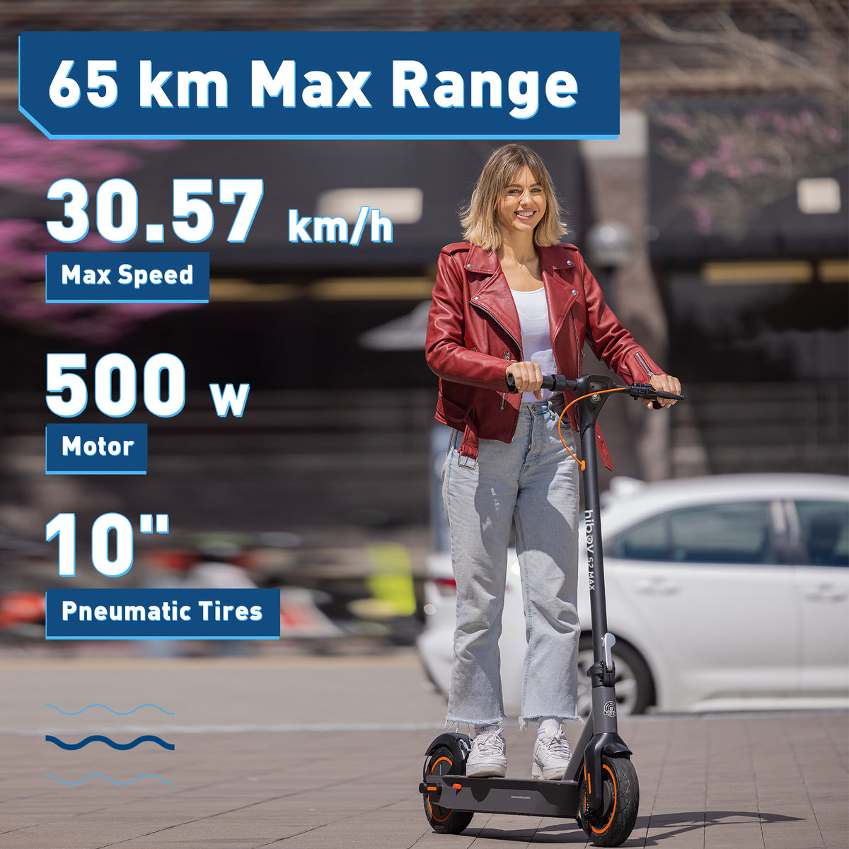 Hiboy S2 Max Electric Scooter 500W -Best Long Range Electric Scooter ...